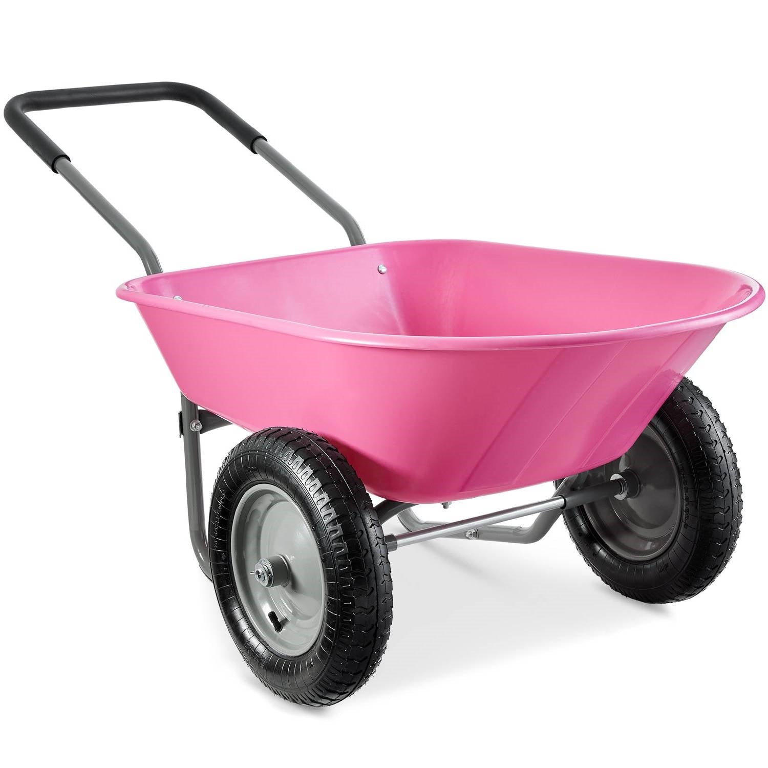 Heavy Duty 2-Wheel Multipurpose Rust Proof Wheelbarrow - Pink – Melrose ...